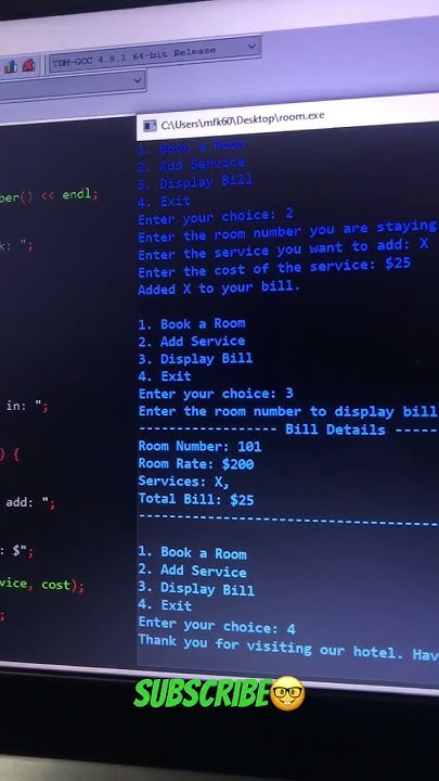 Room Booking In C Ide Dev C Cppprogramming Codingtime Codinglife