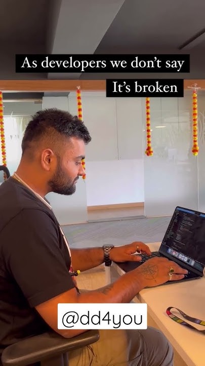 Tag your developer friends and wait for it #shorts #short #dd4you #youtubeshorts #vinayrajput ...