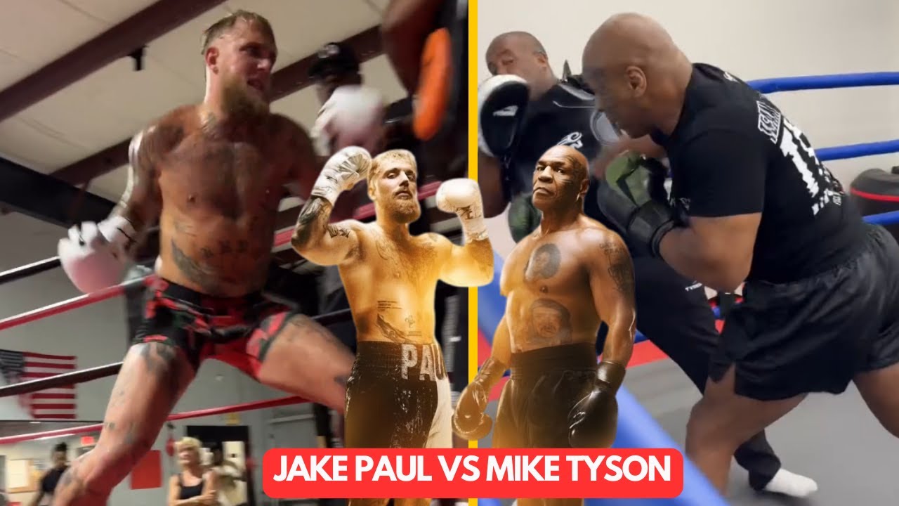 MIKE TYSON VS JAKE PAUL | Mike Tyson Training For Jake Paul - YouTube
