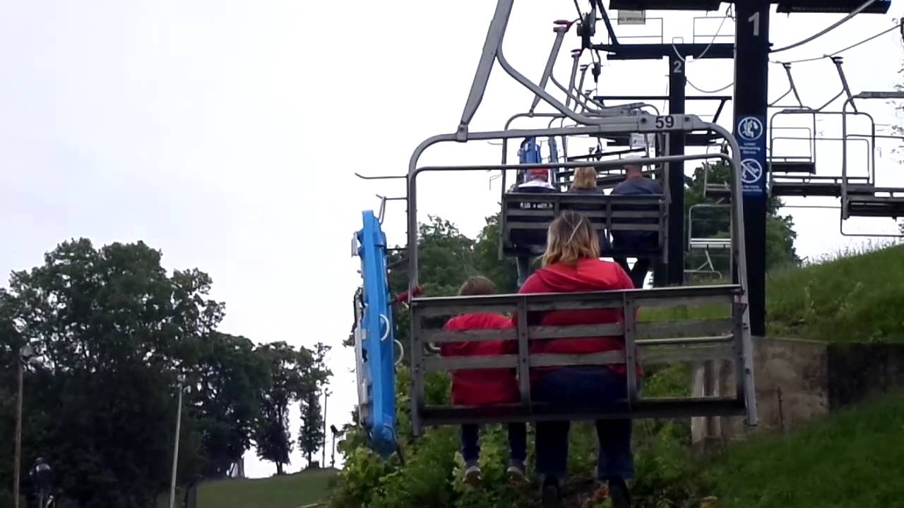 Alpine slide in Galena IL - YouTube