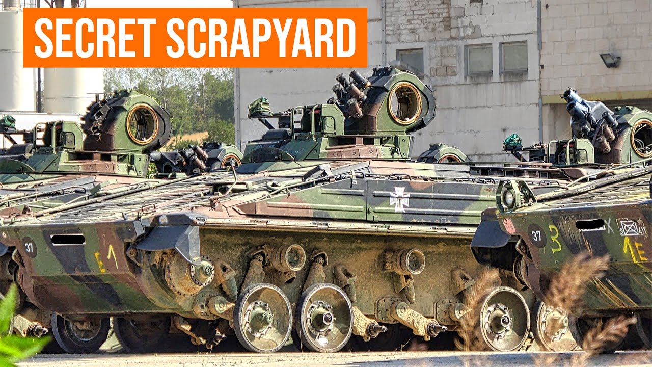 Tank Graveyard in Germany: Leopard 2 & 1, Gepard and Marder rotting ...
