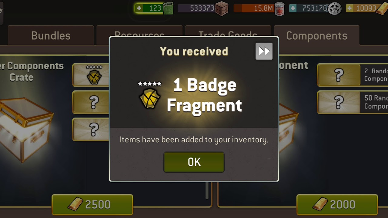 2nd Super components crate results & current components inventory - YouTube