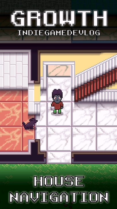 Growth Daily GameDevLog [203]-Navigation for the House #devlog #gamedev #godot4 #shorts # ...