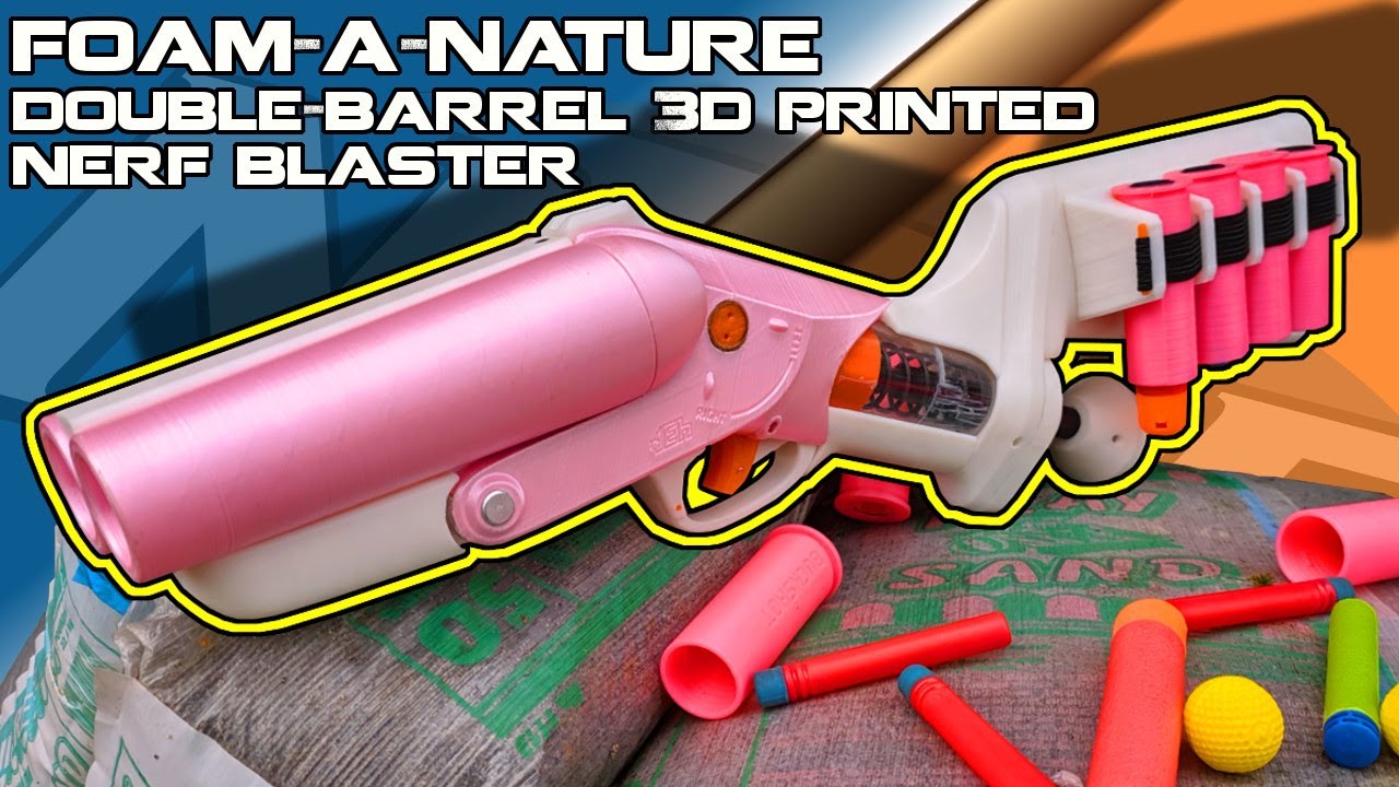 THE FOAM-A-NATURE! Team Fortress 2 Force-a-nature NERF Blaster (Double ...