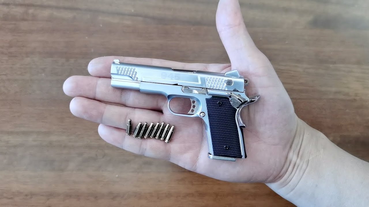 Mini Smith & Wesson 945 Toy Gun with Bullets Unboxing 2023 - Miniature ...