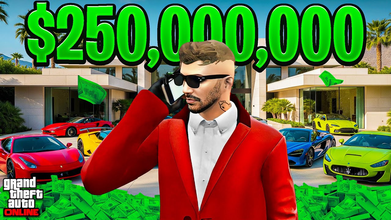 How to Get $250M in the Fastest Way Possible in GTA Online - YouTube