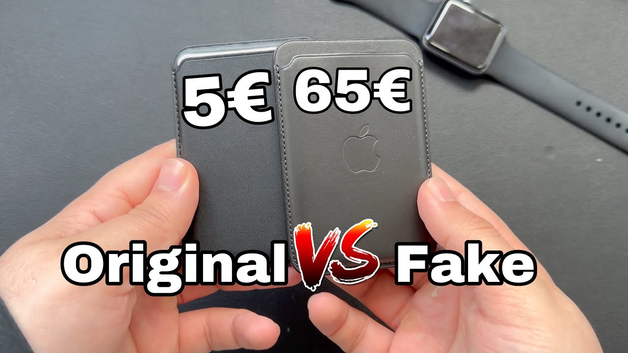 Original Apple Wallet 65 € vs Fake Wallet für 5 € - Was lohnt sich mehr ...