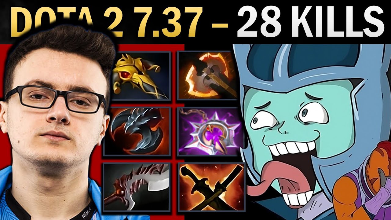 Phantom Assassin Dota 7.37 Miracle with Abyssal and 28 Kills - TI13 ...