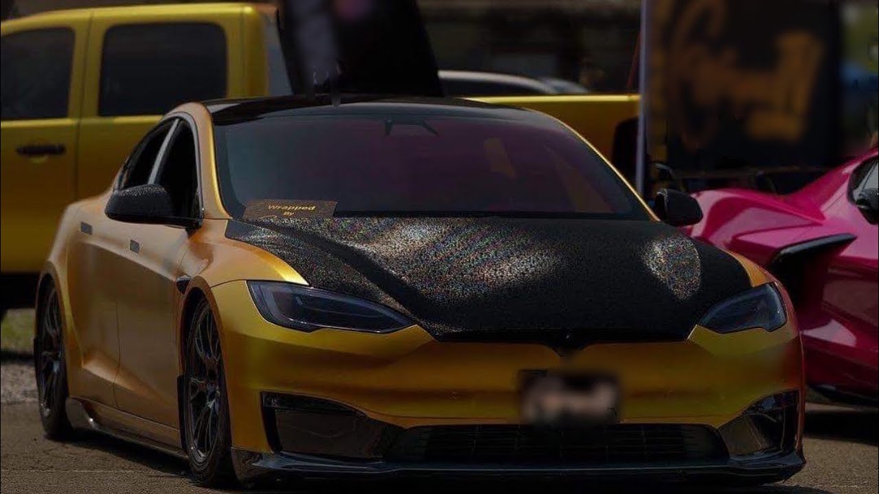 TESLA PLAID VS C6 CORVETTE (ALL MOTOR) - YouTube