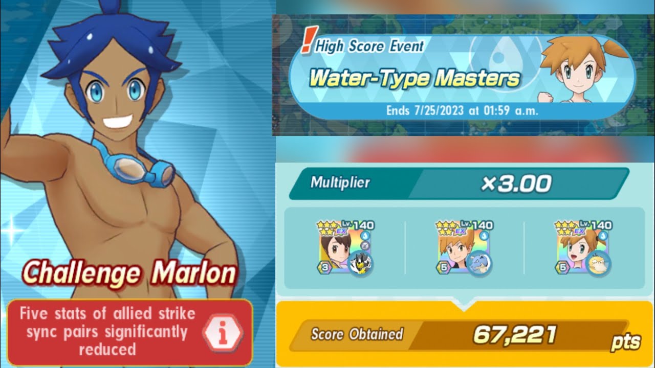60,000+ Points! Challenge Marlon using Kanto G-Max Build | High-Score ...