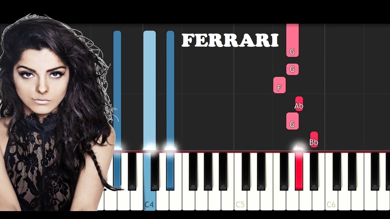 Bebe Rexha - Ferrari (Piano Tutorial) - YouTube