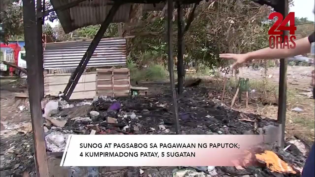 Sumabog na pagawaan ng paputok sa Laguna | 24 Oras - YouTube