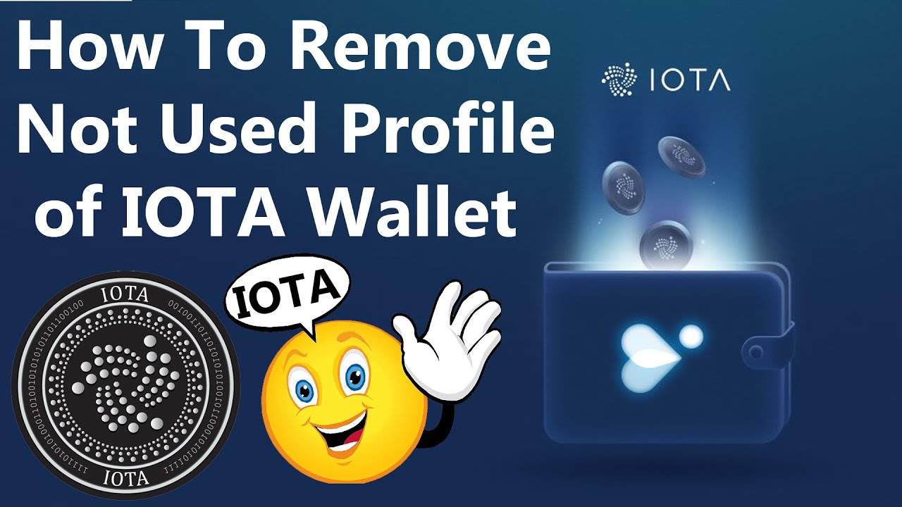 How To Remove Not Used Profile of IOTA Wallet | Firefly Wallet Review ...
