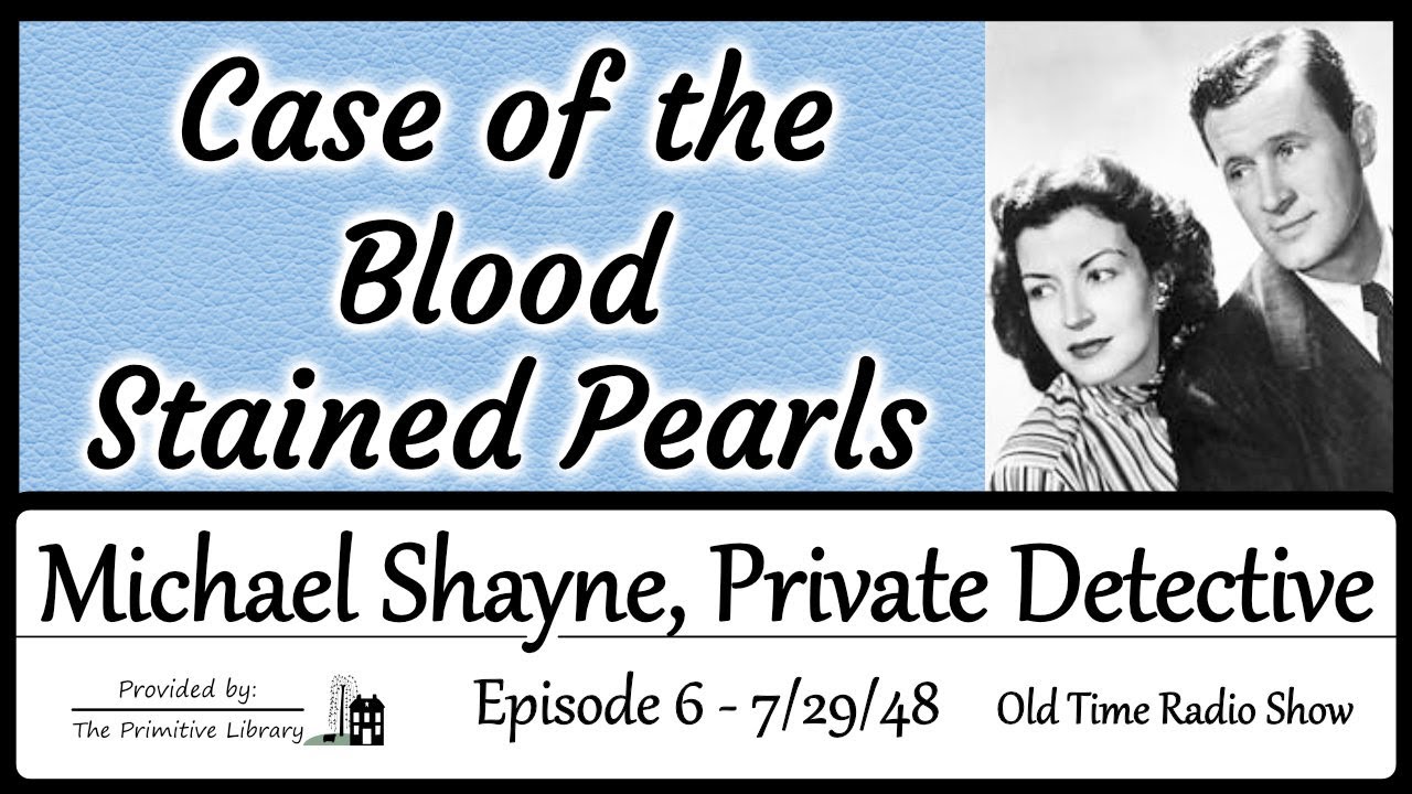 Michael Shayne Private Detective Case of the Blood Stained Pearls ...