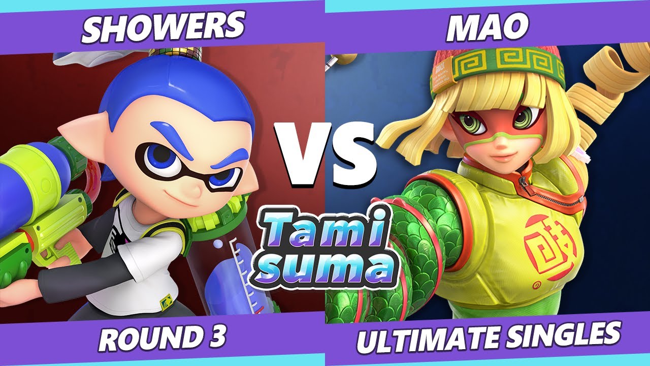 TAMISUMA 219 Round 3 - Showers (Inkling) Vs. Mao (Min Min) SSBU Smash ...