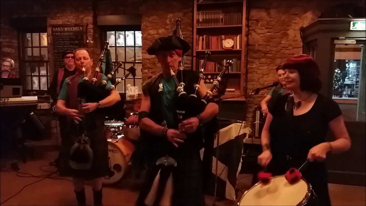 The Rockpipes rocking tunes on the bagpipes - YouTube