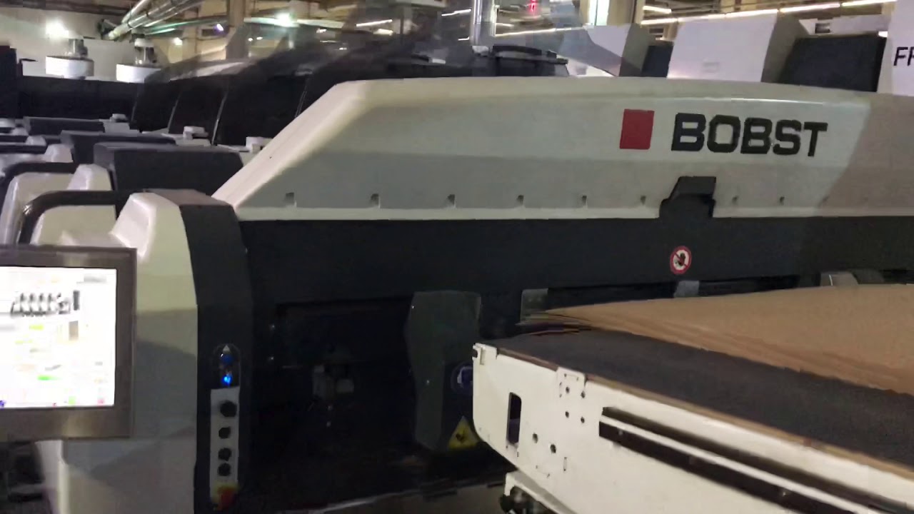 Bobst 8.20 Expert Line - YouTube