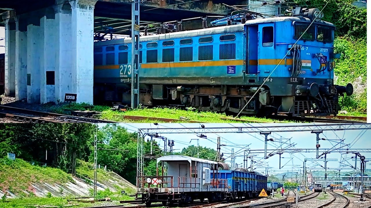 WAG-7 Locomotive #indianrailways - YouTube