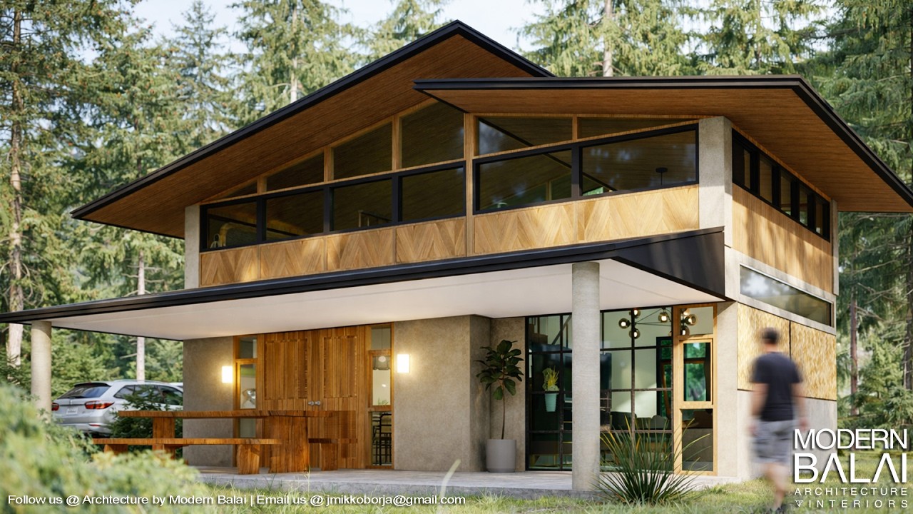 SIMPLE LOFT HOUSE DESIGN IDEA 6X10 METERS | MODERN BALAI - YouTube