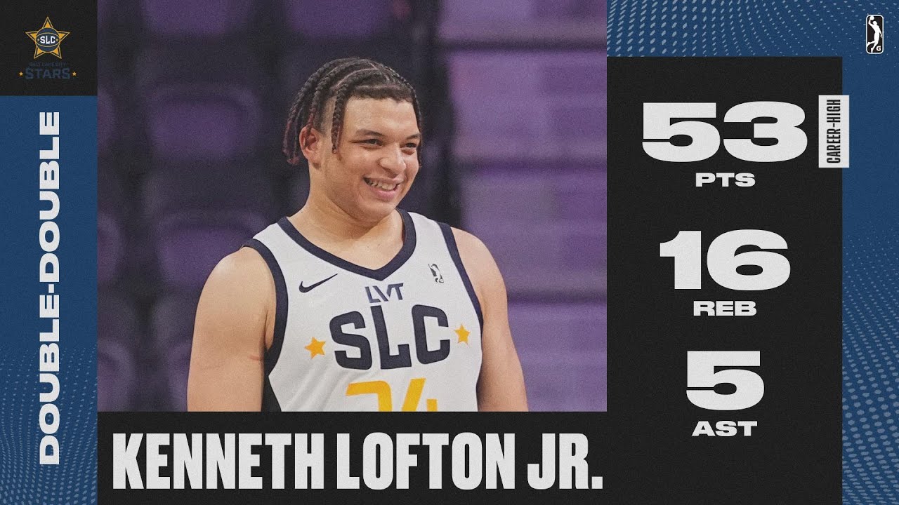 Kenneth Lofton Jr. EXPLODES For A 52 PTS Career-High During SLC Stars ...