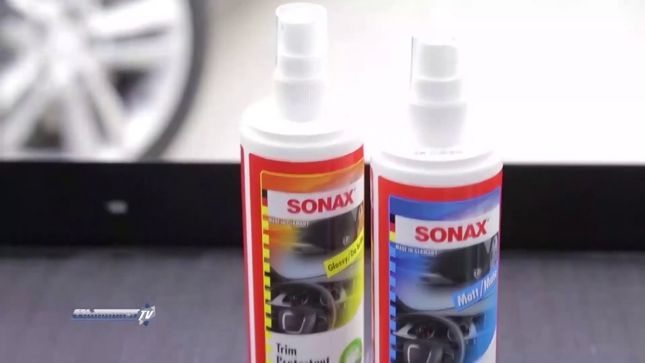EFECTO SONAX TRIM PROTECTANT: MATE Y BRILLO - YouTube