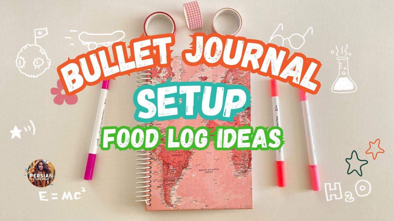 bullet journal setup : Meal planning setup | food log ideas # ...