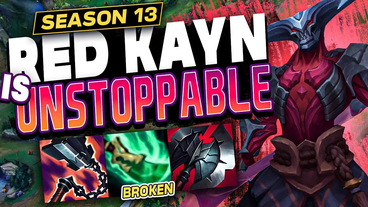 THIS IS UNREAL! Red Kayn is an ABOMINATION in PRE-SEASON 13 [Rhaast ...