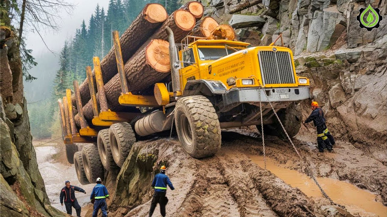 Extreme Dangerous Transport Skill Operations Oversize Truck | Biggest ...