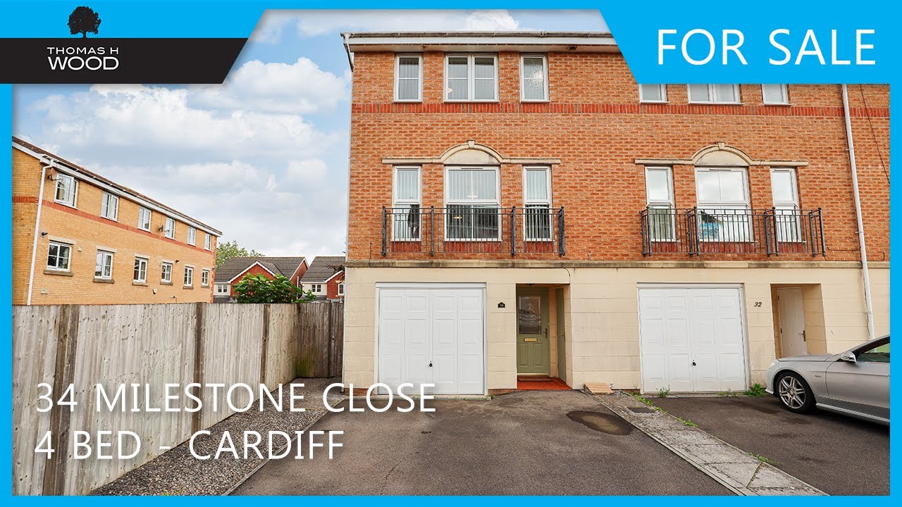 Walk-through property video tour of 34 Milestone Close - Cardiff - YouTube