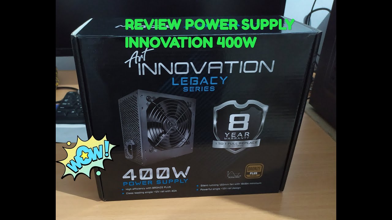 REVIEW POWER SUPPLY INNOVATION 400W - YouTube