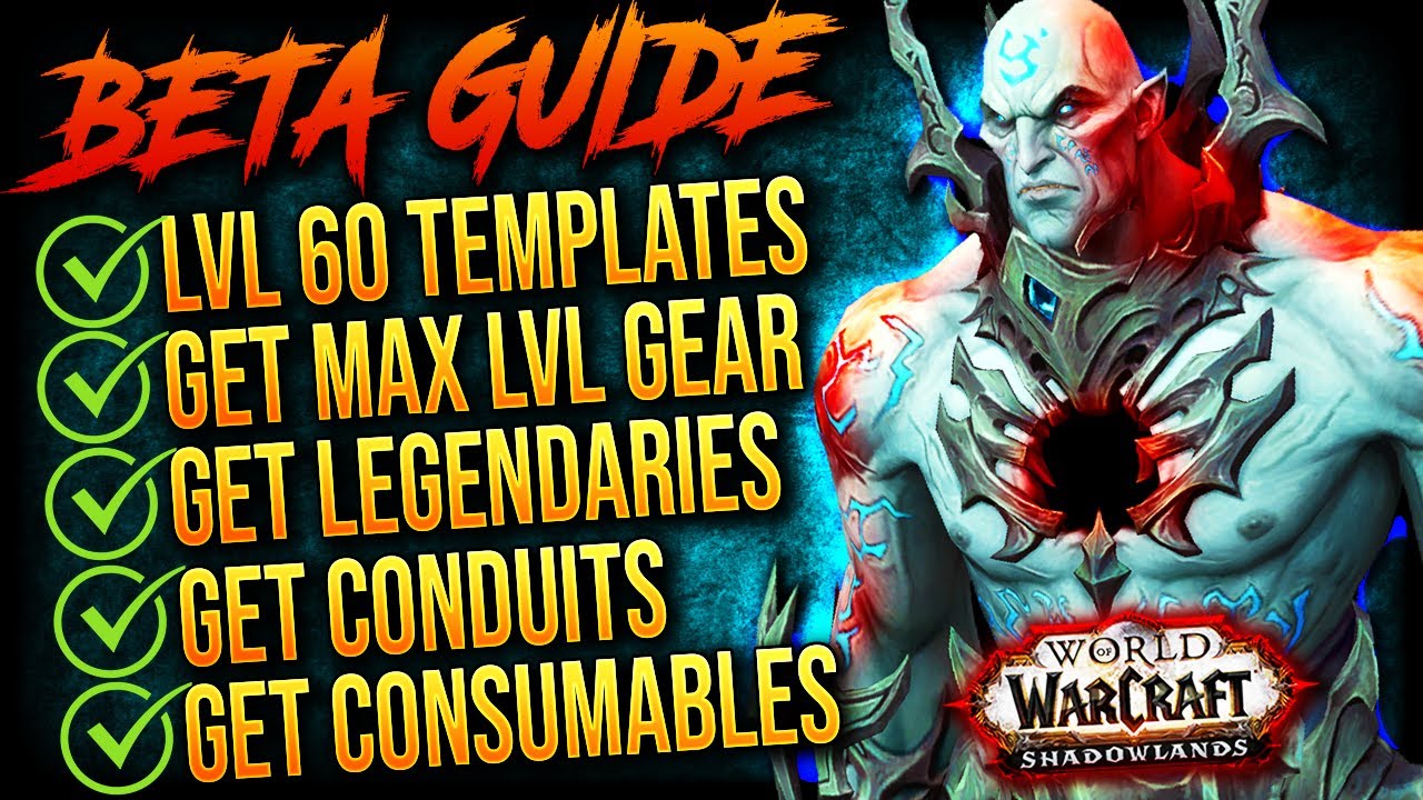 The Shadowlands Beta COMPLETE GUIDE - YouTube