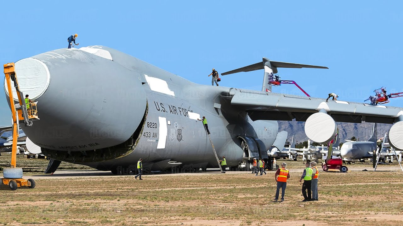 Life Inside US Aircraft Graveyard Storing Billions $ of Retired Air ...