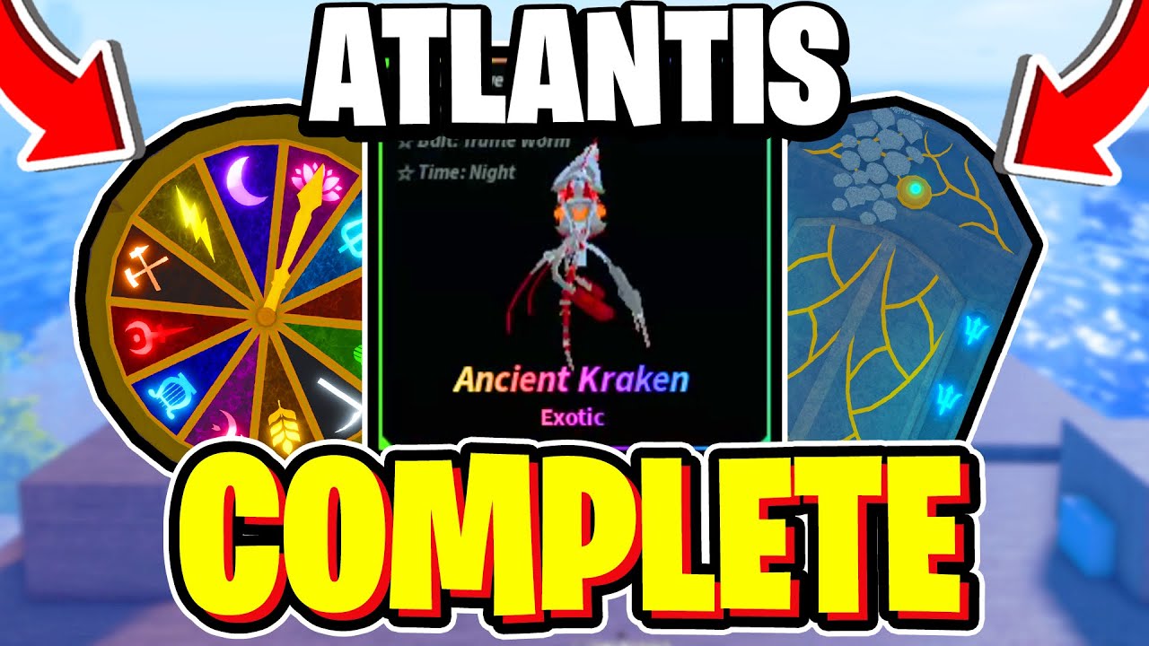 How To COMPLETE ATLANTIS UPDATE In Fisch! Fisch New Update! (Fisch ...
