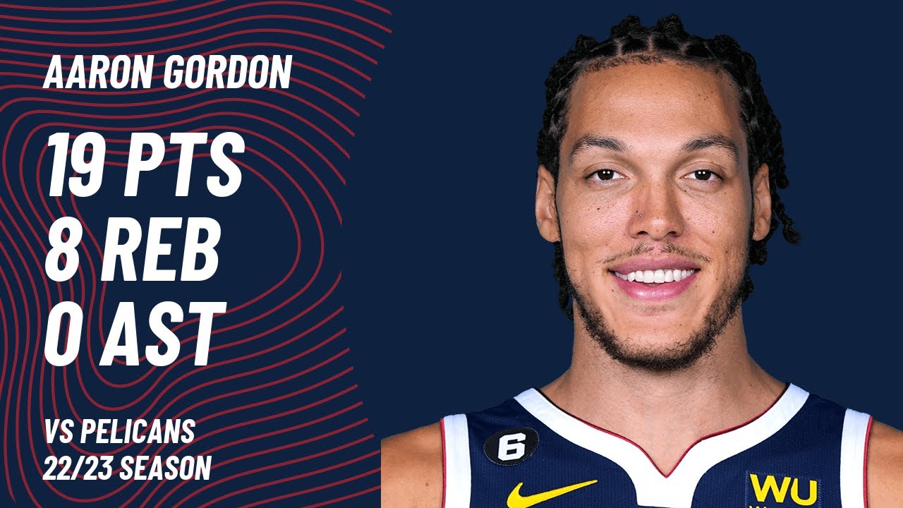 Aaron Gordon vs New Orleans Pelicans | Dec 4, 2022 - YouTube