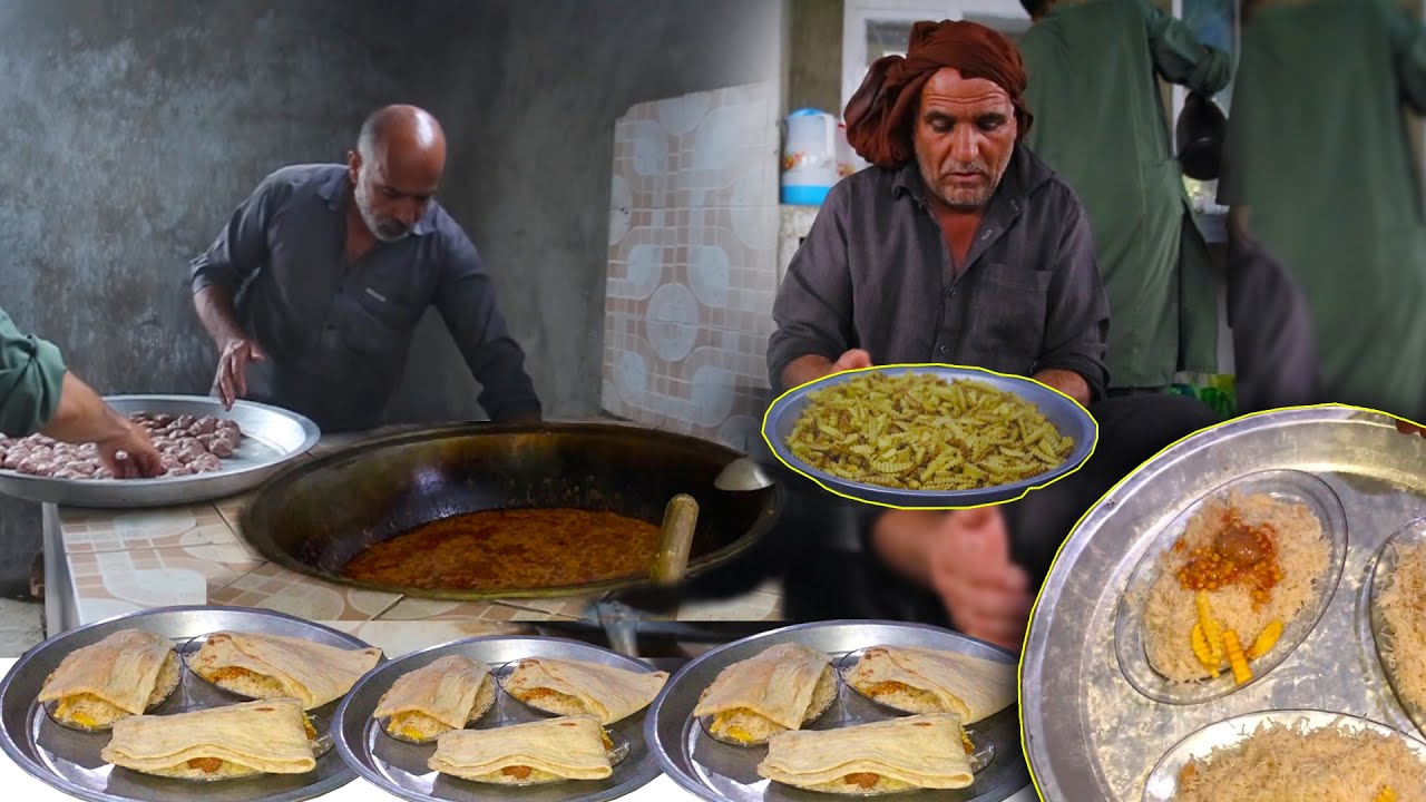 Traditional Cooking in Afghanistan | Afghan village food | Kofta Pulao ...