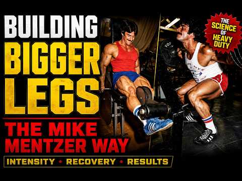 BUILDING BIGGER LEGS - THE MIKE MENTZER WAY #mikementzer  #training  #gym  #motivation