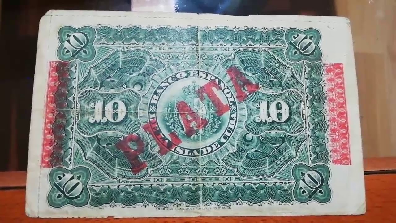 NumiHistory: 10 Pesos Cuba 1896 (Guerra Hispano-Estadounidense) - YouTube