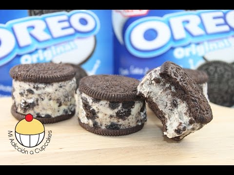 Emparedados de OREO y HELADO – Receta de 2 Ingredientes sin necesidad ...