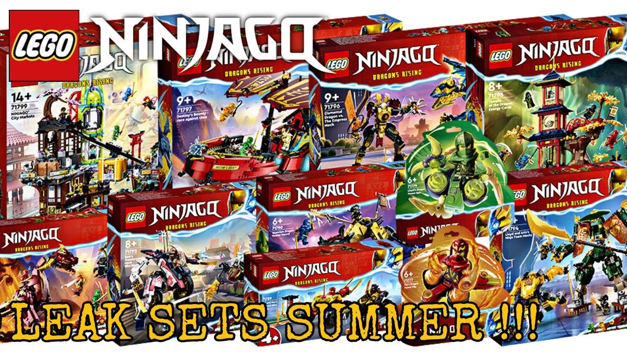 Ninjago Saison 17 Dragon Rising Les Leaks Sets ENFIN Révélés !!! - YouTube