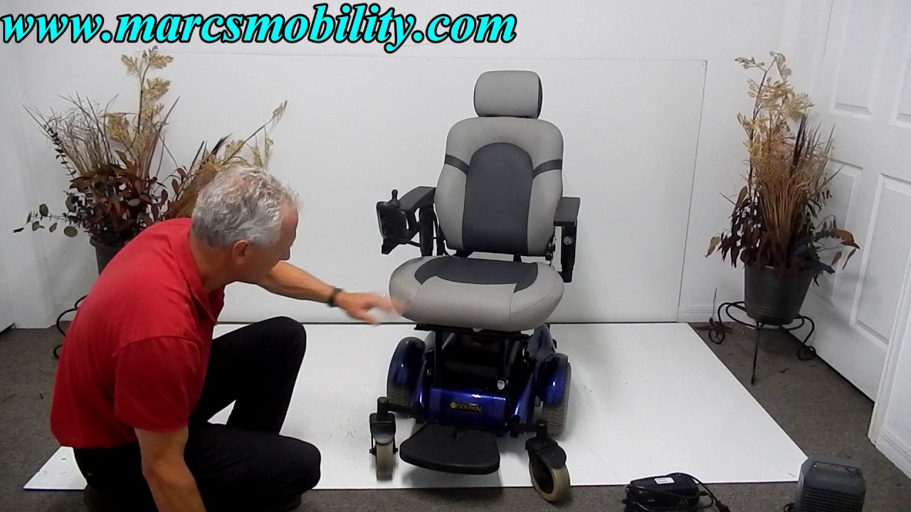 Golden Compass Power Chair - Used Motorized Wheel Chair - YouTube