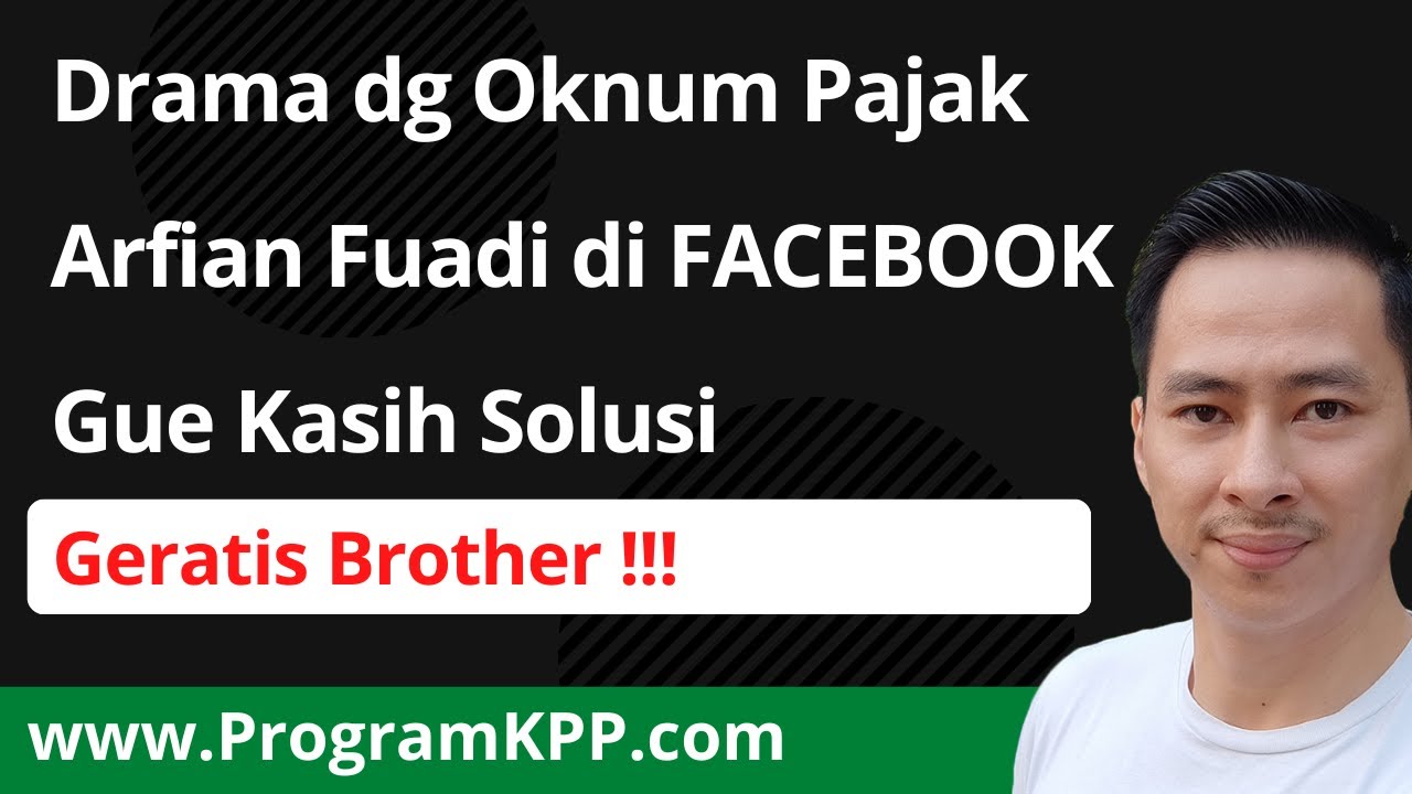 Facebook Viral Postingan Drama dg Oknum Pajak ? Gue kasih Solusi untuk ...