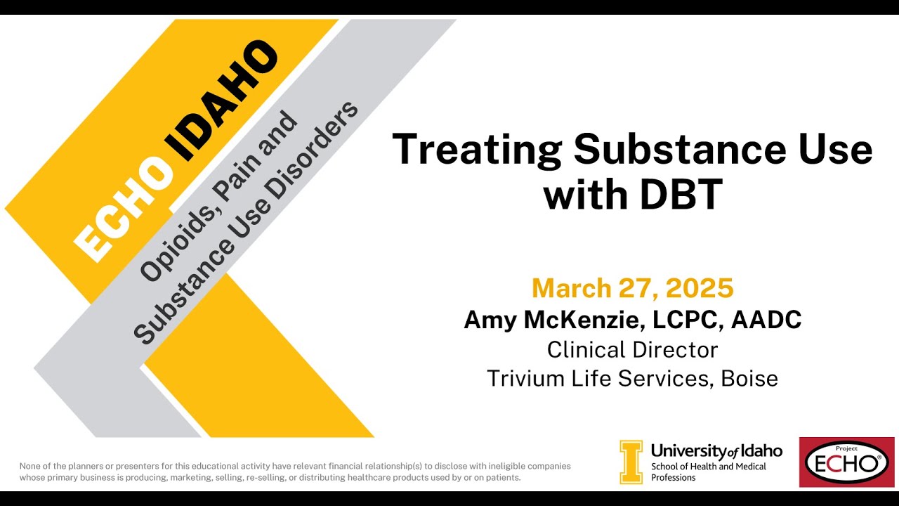 Treating Substance Use with DBT - 03/27/2025 - YouTube