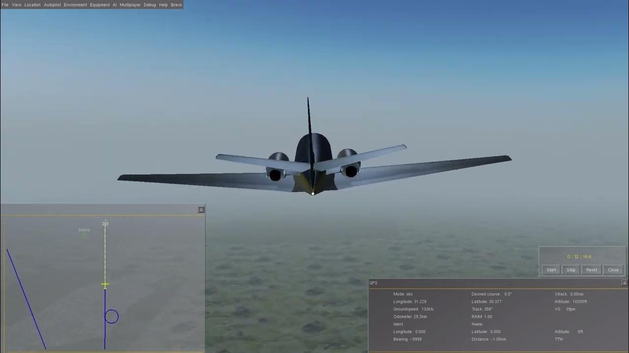 Jetstar Lockhead simulation 30x using FlightGear - YouTube