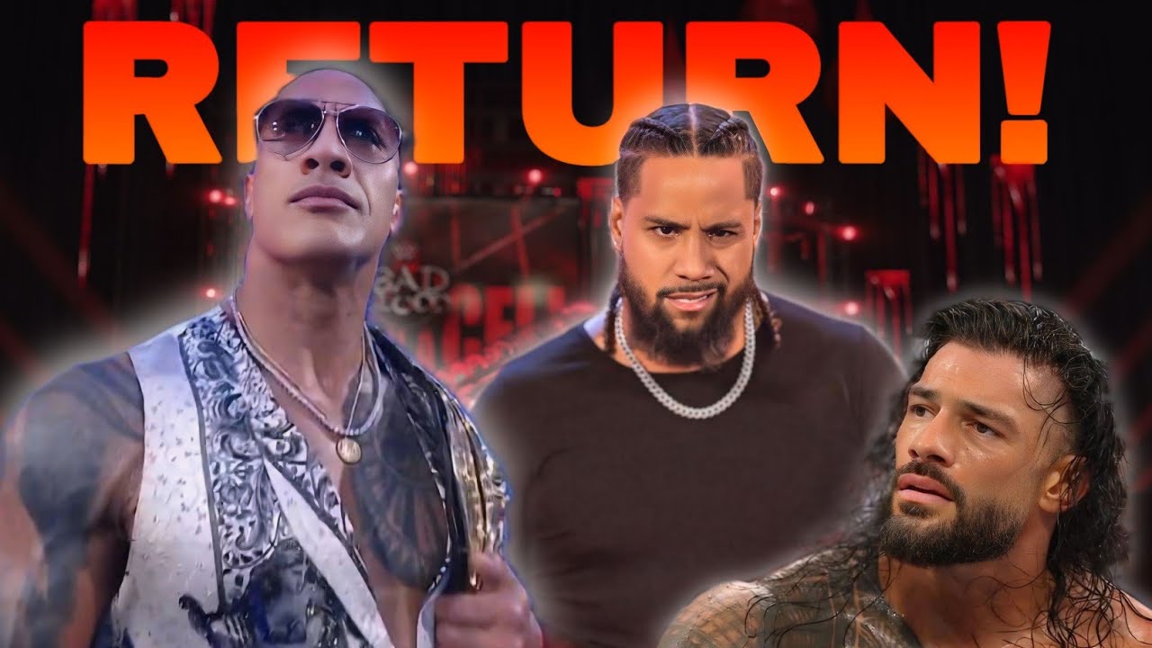 OMG 🤯 The Rock & Jimmy Uso Return | WWE Bad Blood Highlights Today ...
