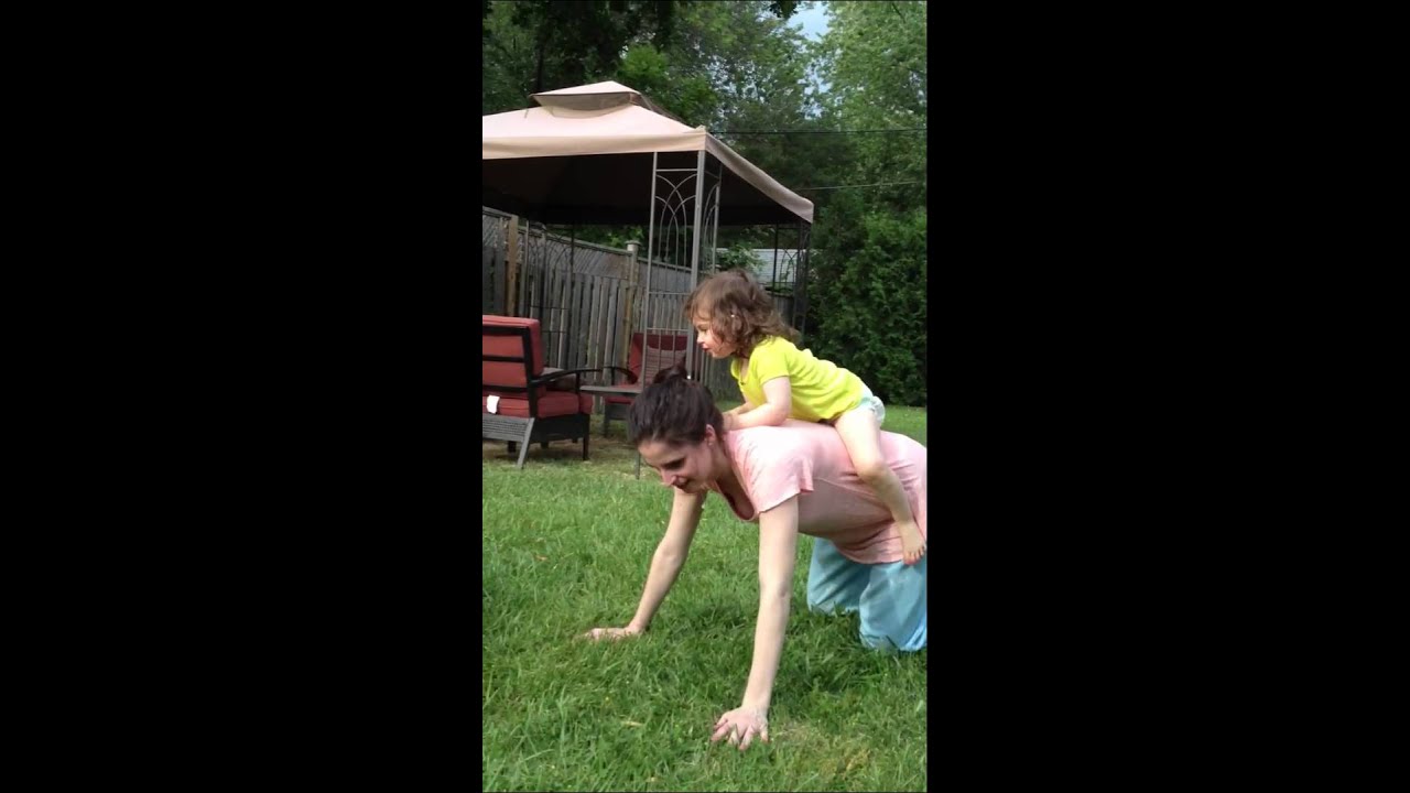 Playing horsey ride - YouTube