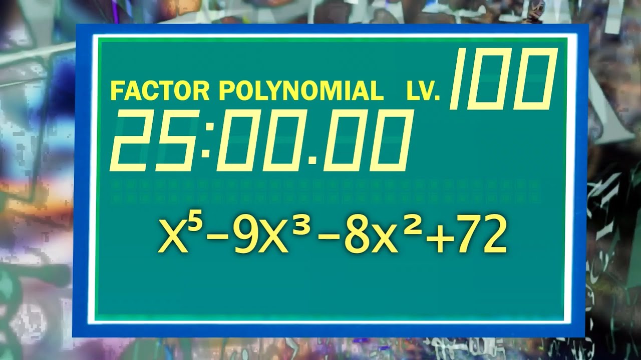 BCG 25 Minutes Countdown (Factor Polynomials Fast Challenge) Remix ...