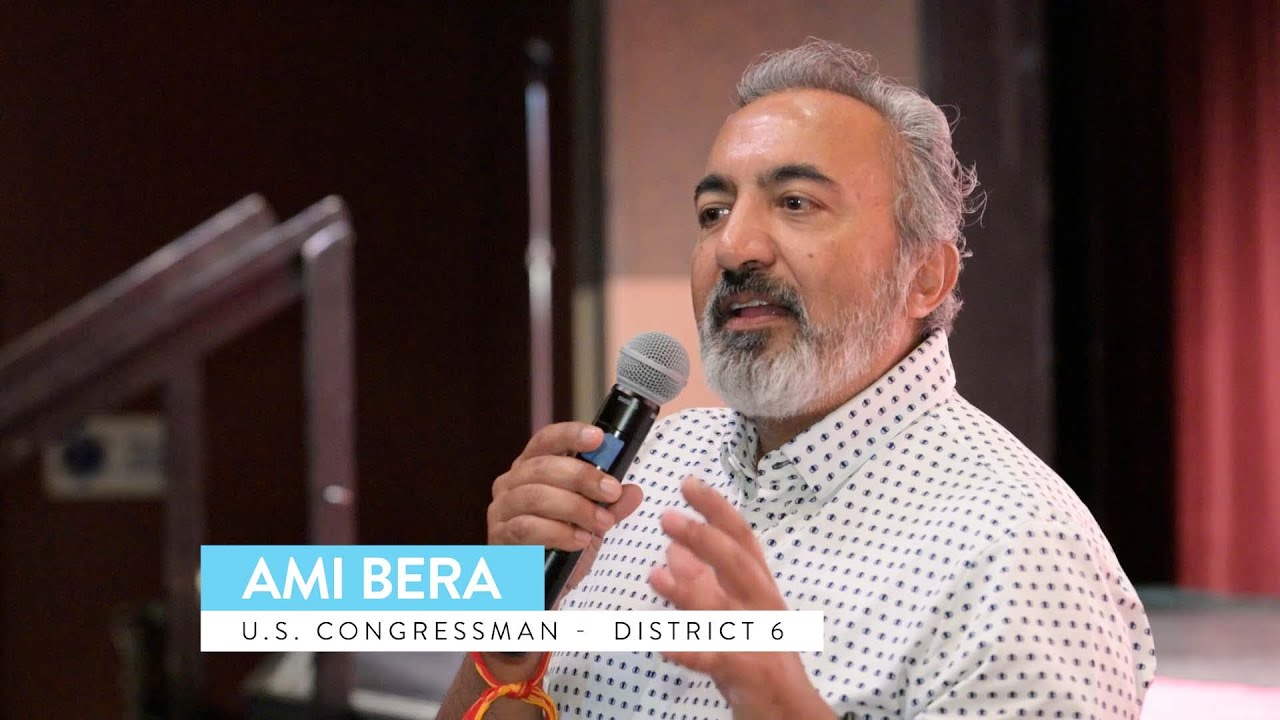 Congressman Ami Bera visits Natomas High School - YouTube