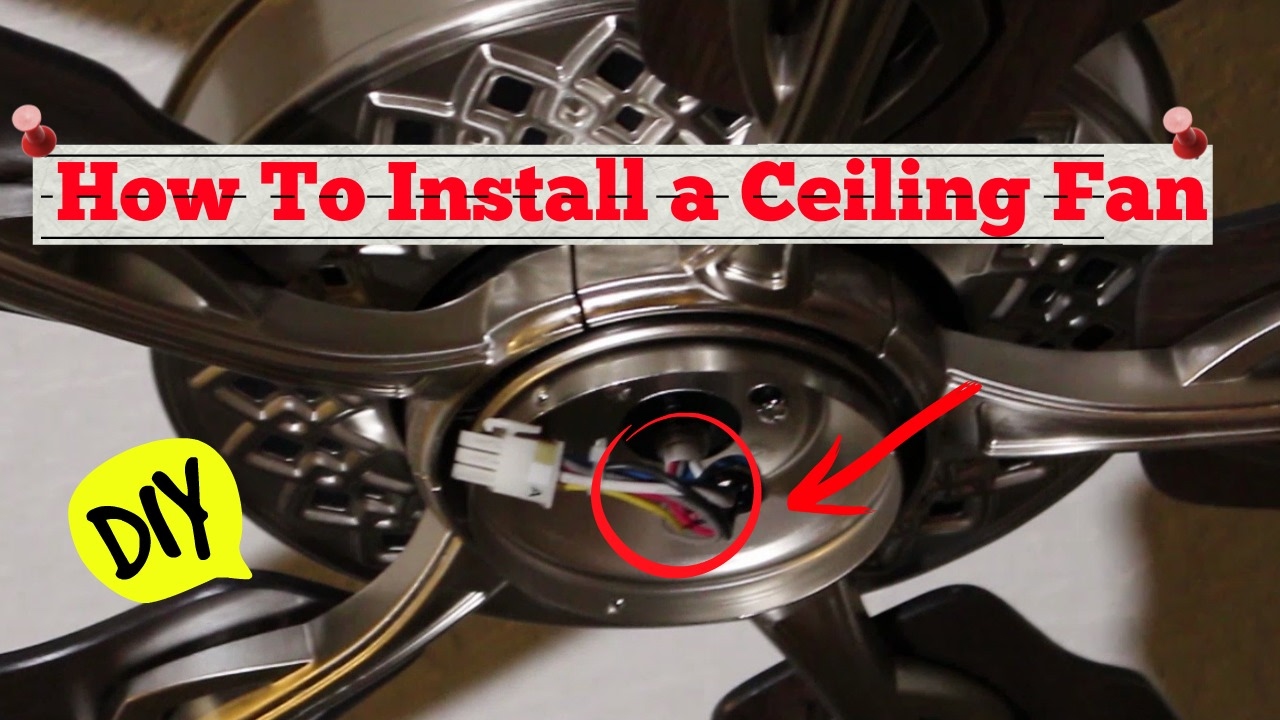 How To Replace a Ceiling Fan - YouTube