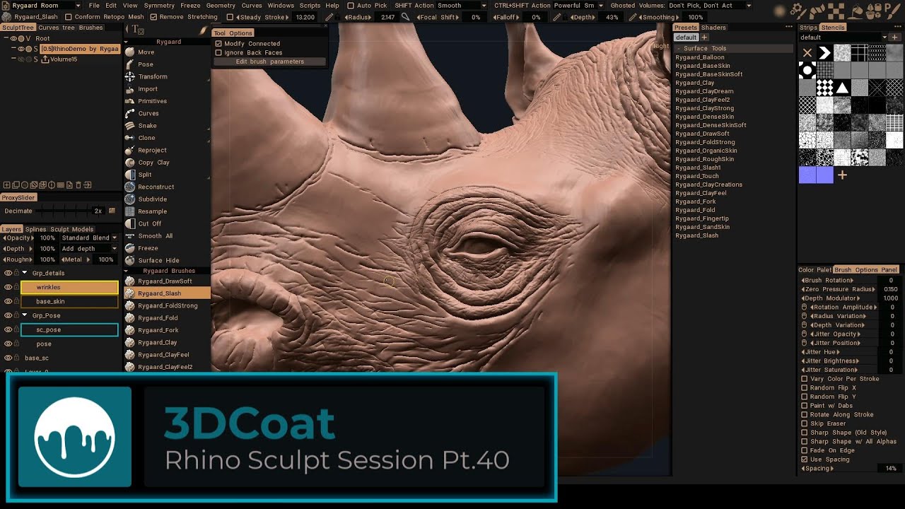 3DCoat Sculpt Sessions Pt 40 - YouTube