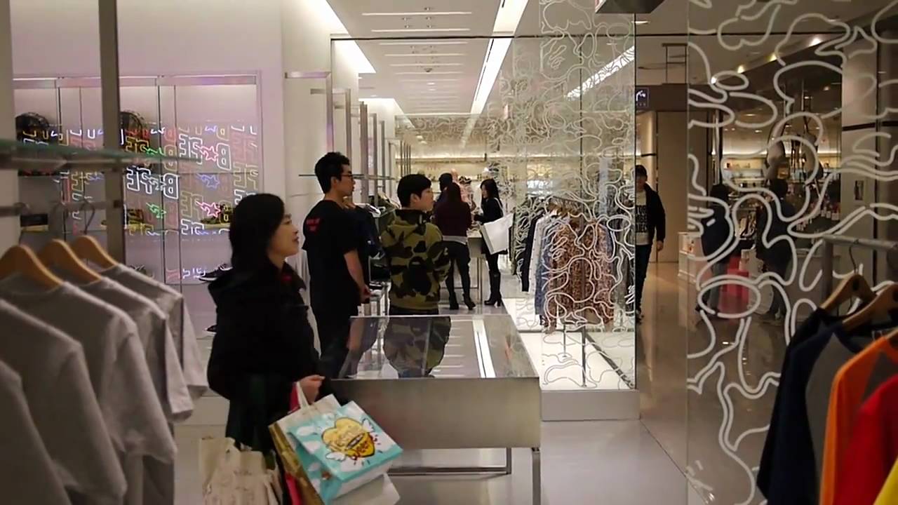 Bape Store SEOUL Opening - YouTube